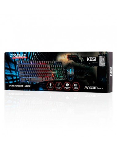 Kit Gamer Argom Combat Teclado + Mouse B51 - Negro. Al mejor precio del ...